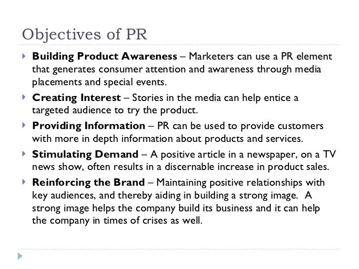 Public Relations Example