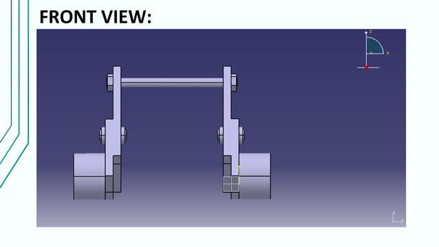 Rocker bogie mechanism (design and fabrication) | PPT