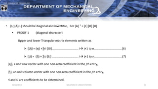 linear system of solutions | PPTX