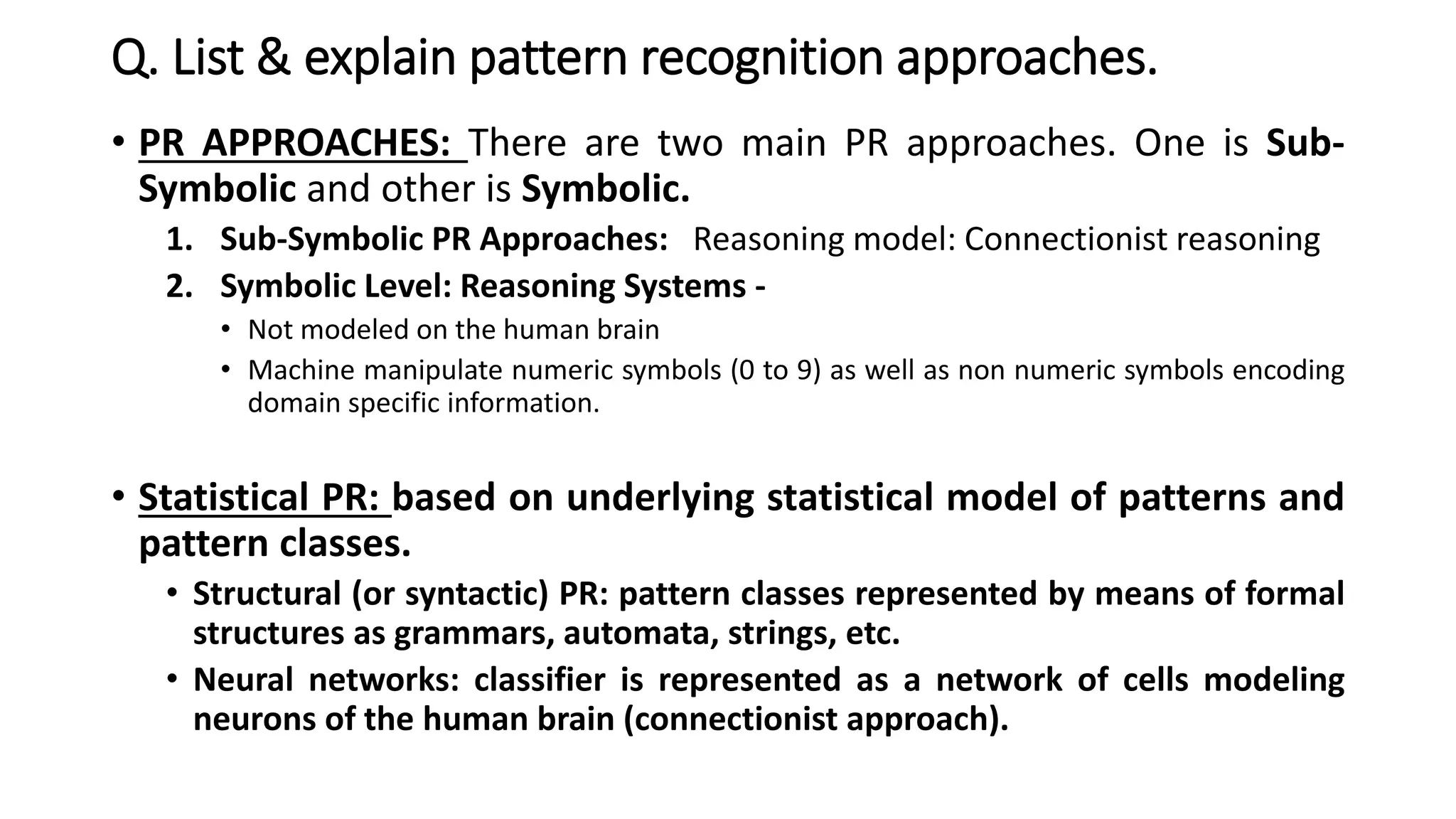 Islamic University Pattern Recognition & Neural Network 2019 | PPTX