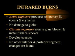 Radiation Injuries To Eye | PPT