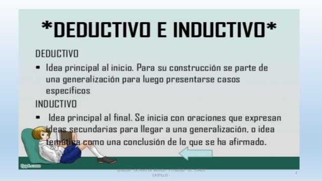 Párrafo deductivo