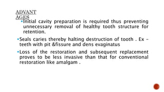 Atraumatic restoration technique and preservative restoration technique | PPT