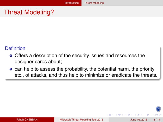 Microsoft threat modeling tool 2016 | PDF