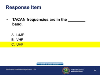 Radio And Satellite Navigation | PPT