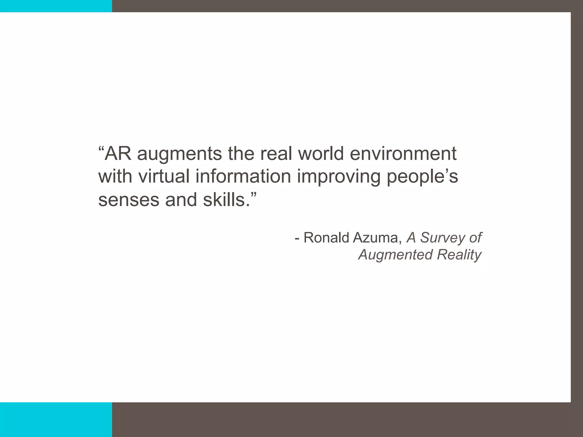Augmented Reality: Connect and Engage Using New Touchstone Technology | PDF
