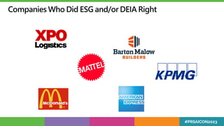 Beyond PR: Achieving Authenticity in Promoting DEIA and ESG Initiatives ...
