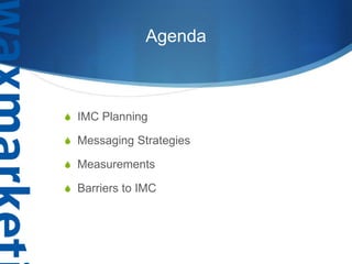 IMC Strategy and Implementation | PPTX