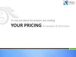 PRSC china sourcing channel supply chain management | PPT