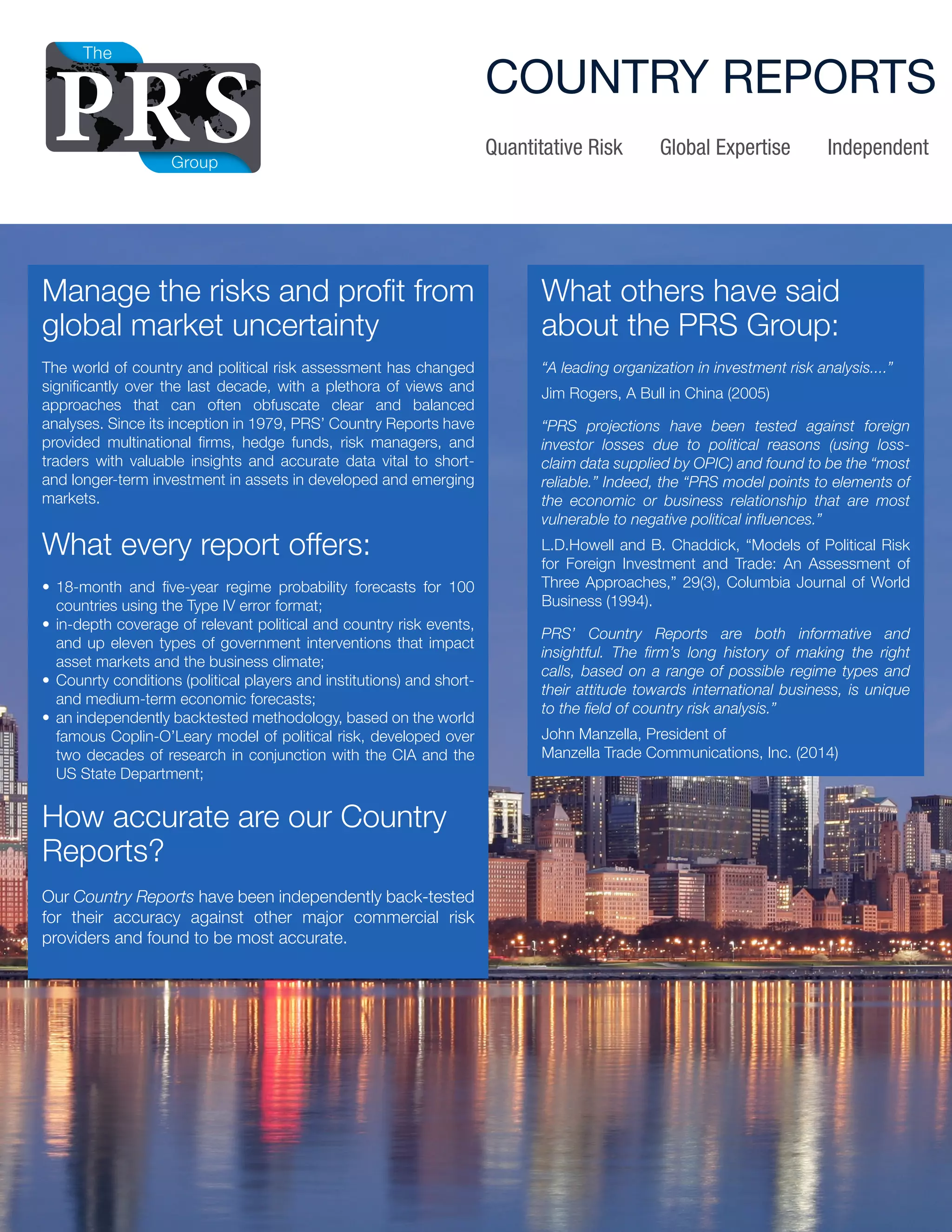 PRS Country Reports | PDF