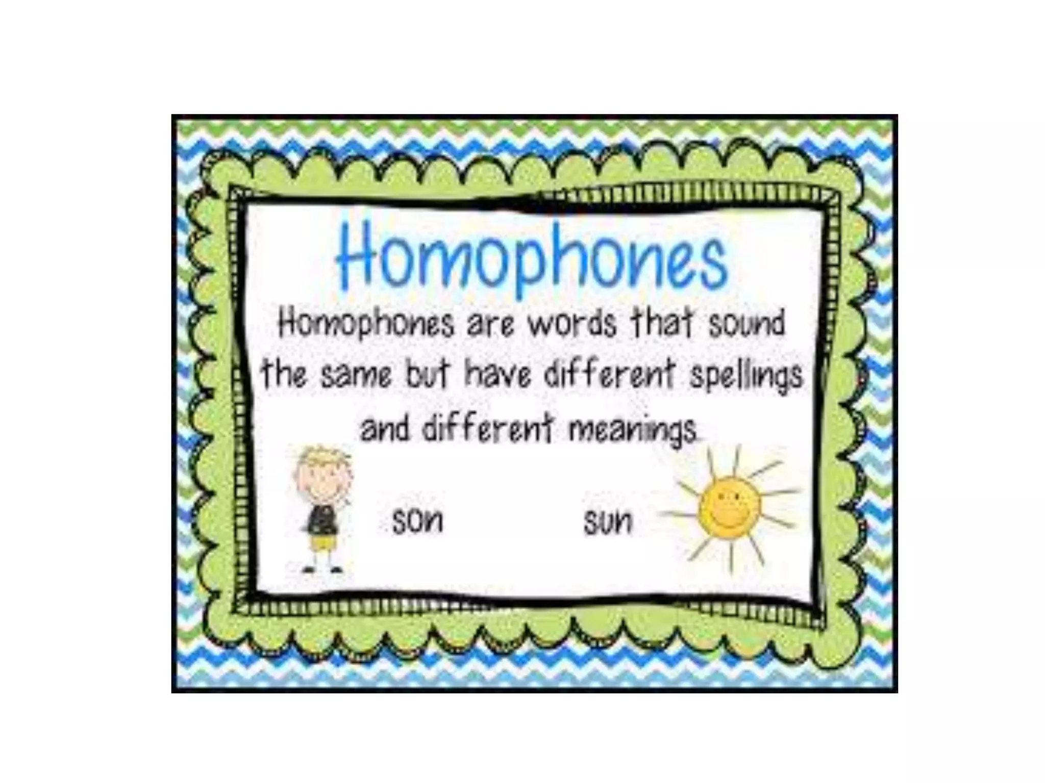 homophones | PPTX