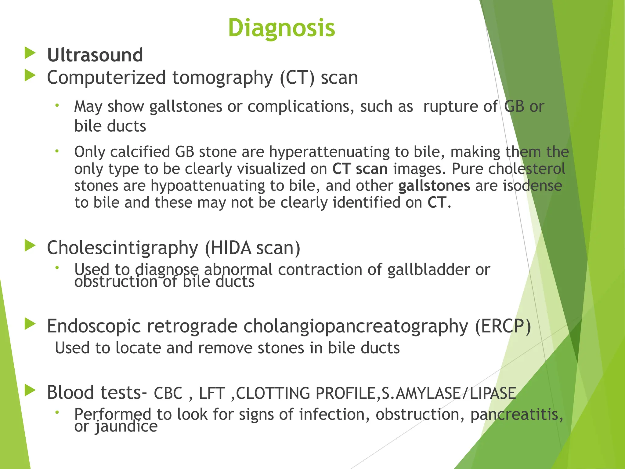 Prsenation for gall stones for medical students.ppt