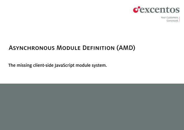 Asynchronous Module Definition (AMD) | PPT