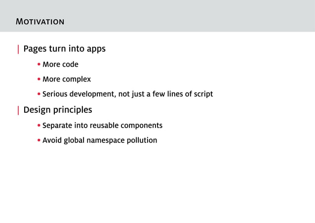 Asynchronous Module Definition Amd Ppt