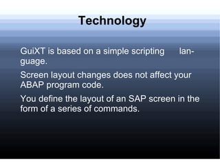 GuiXT presentation | ODP