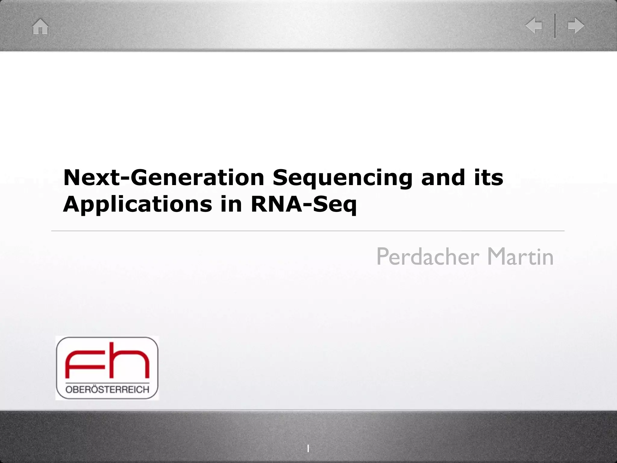 Next-Generation Sequencing and its Applications in RNA-Seq | KEY