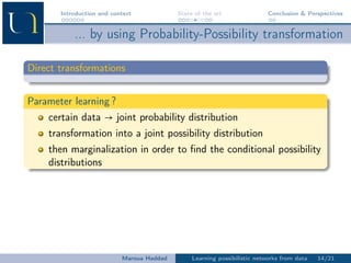 Learning possibilistic networks from data: a survey | PDF