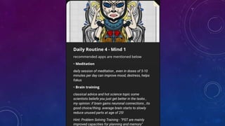 Science of helping your brain/mind flow | PPT