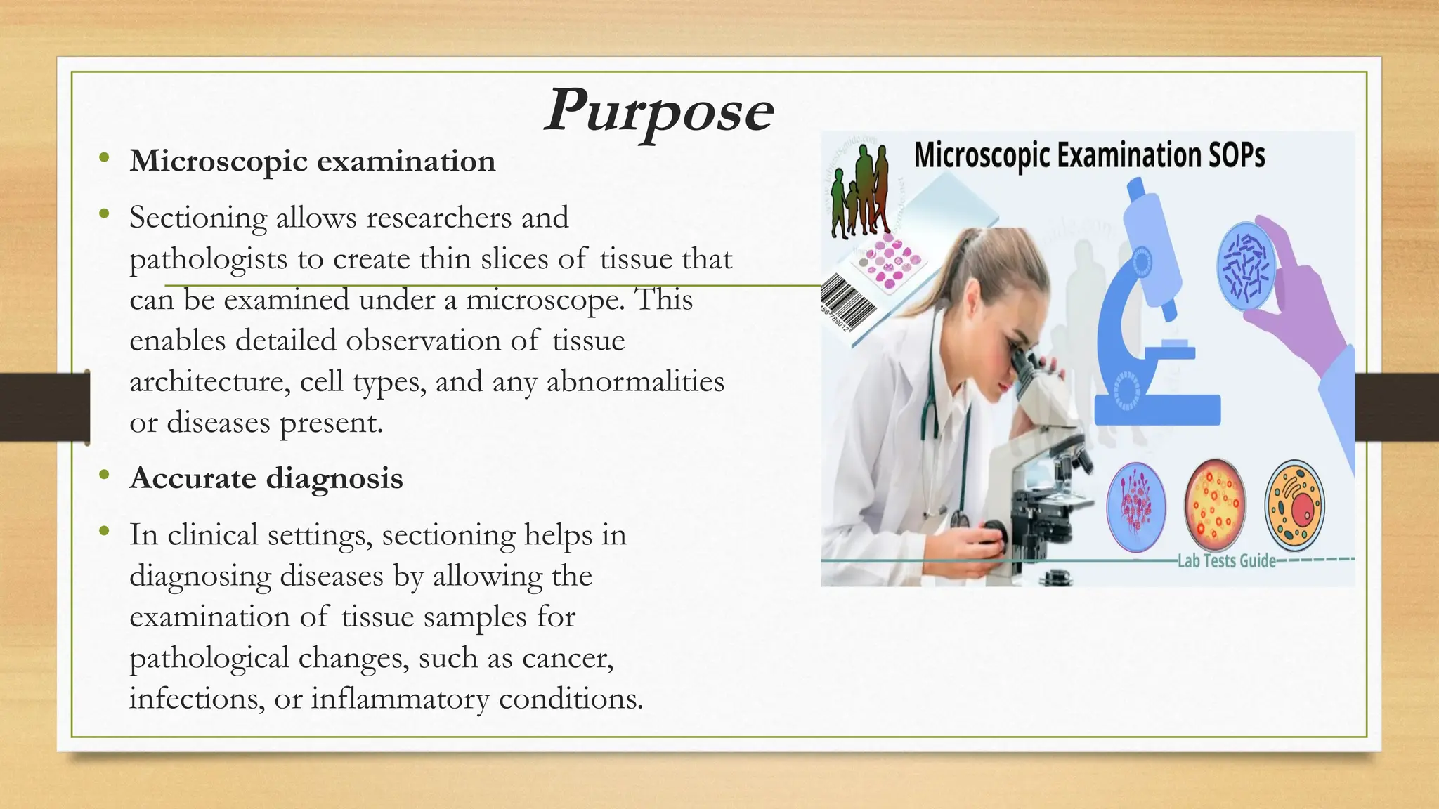 introduction to tissue sectioning in histopathology | PPTX