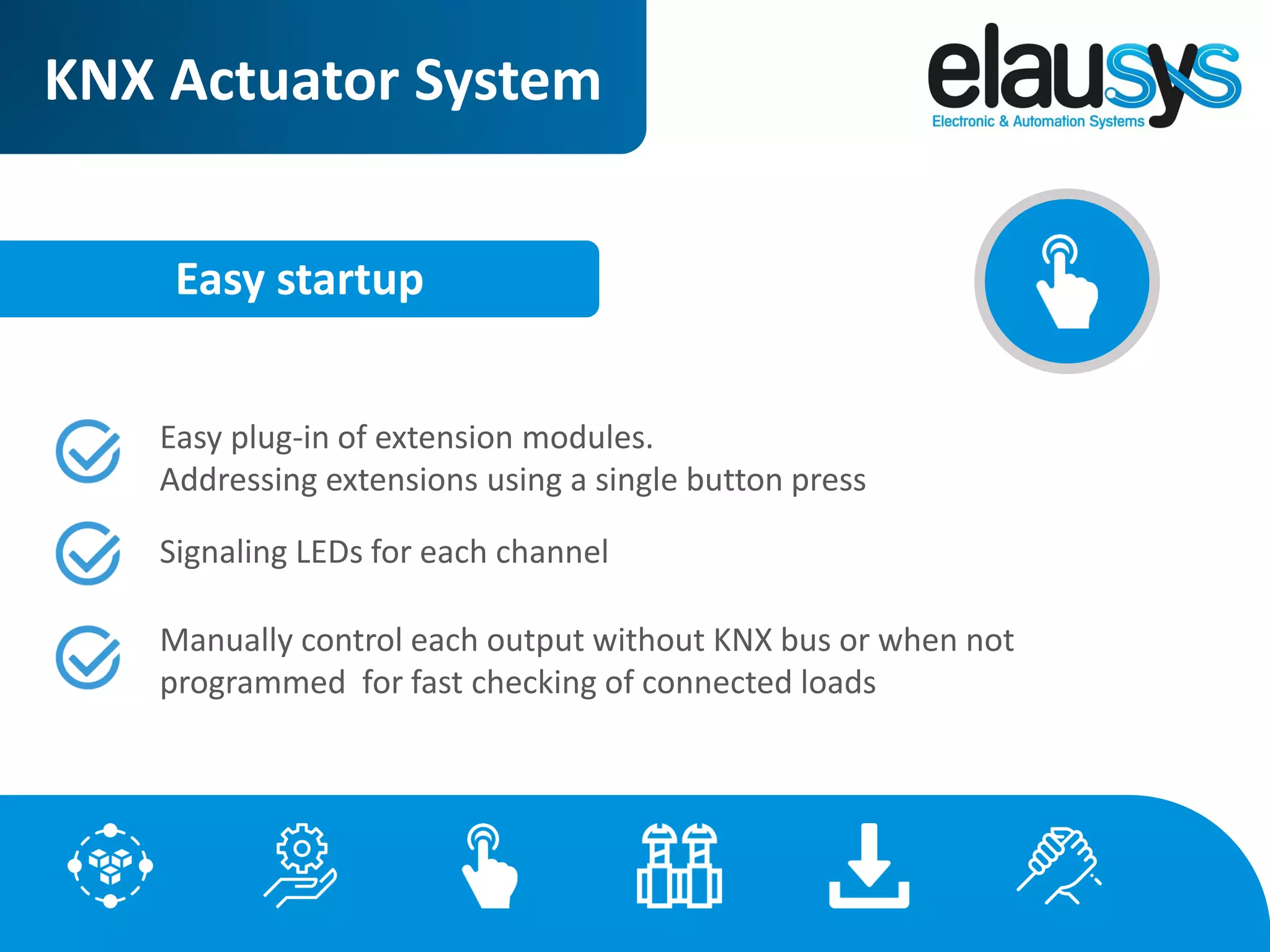 Elausys - Universal KNX actuator system | PPT
