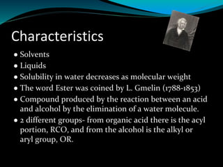Production Of Isopropyl Acetate | PPTX