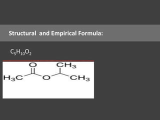 Isopropyl Acetate Structure