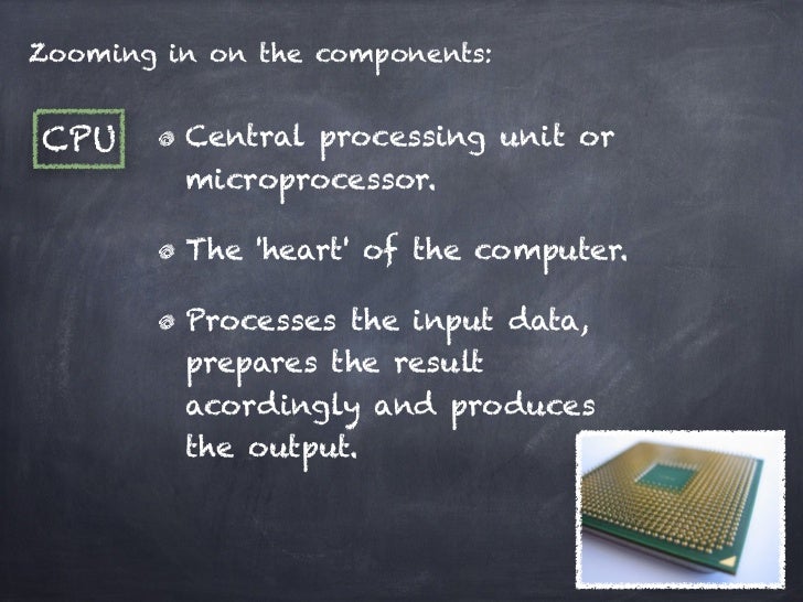 What does your computer consists of?