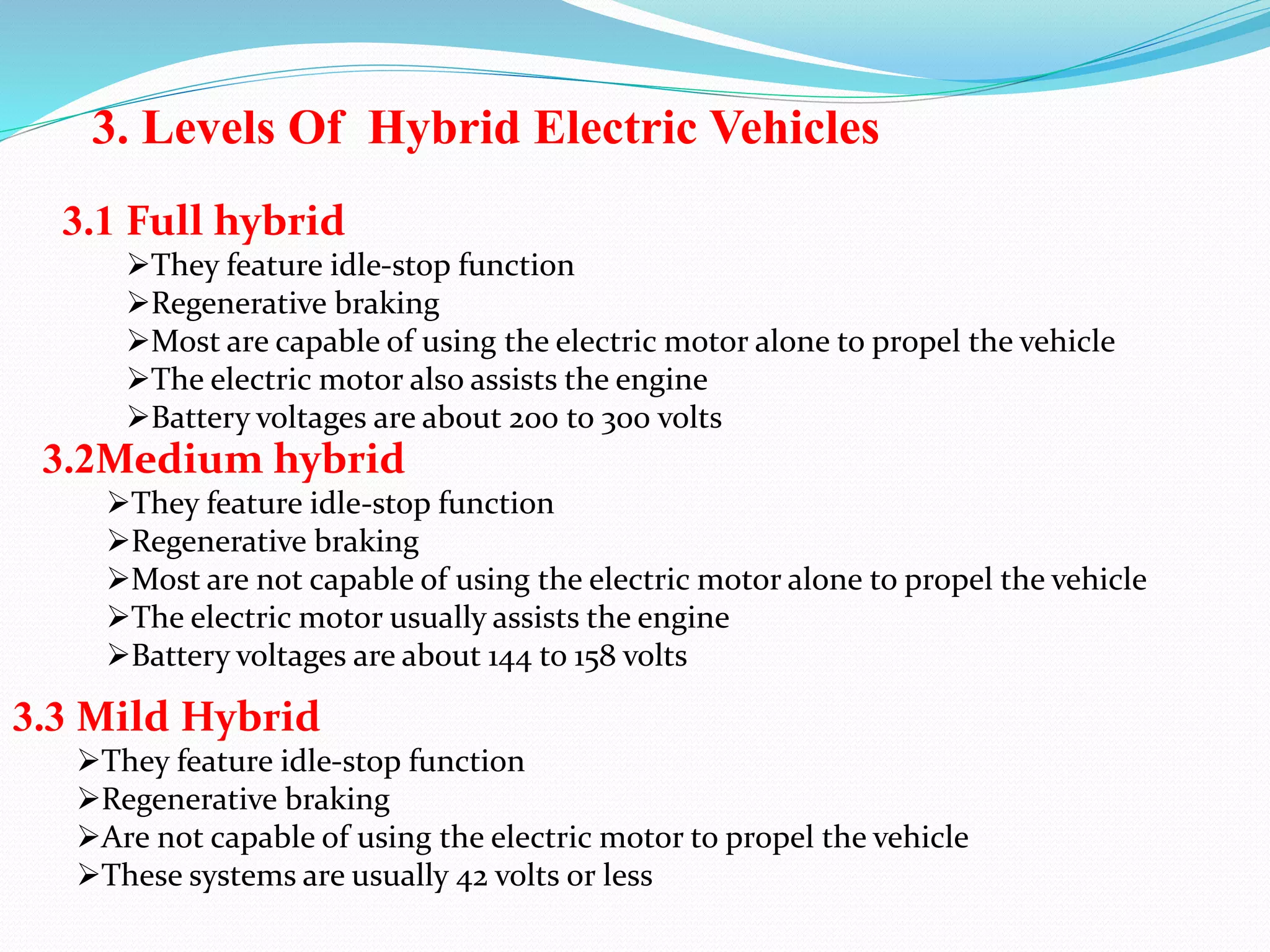hybrid electric cars | PPTX