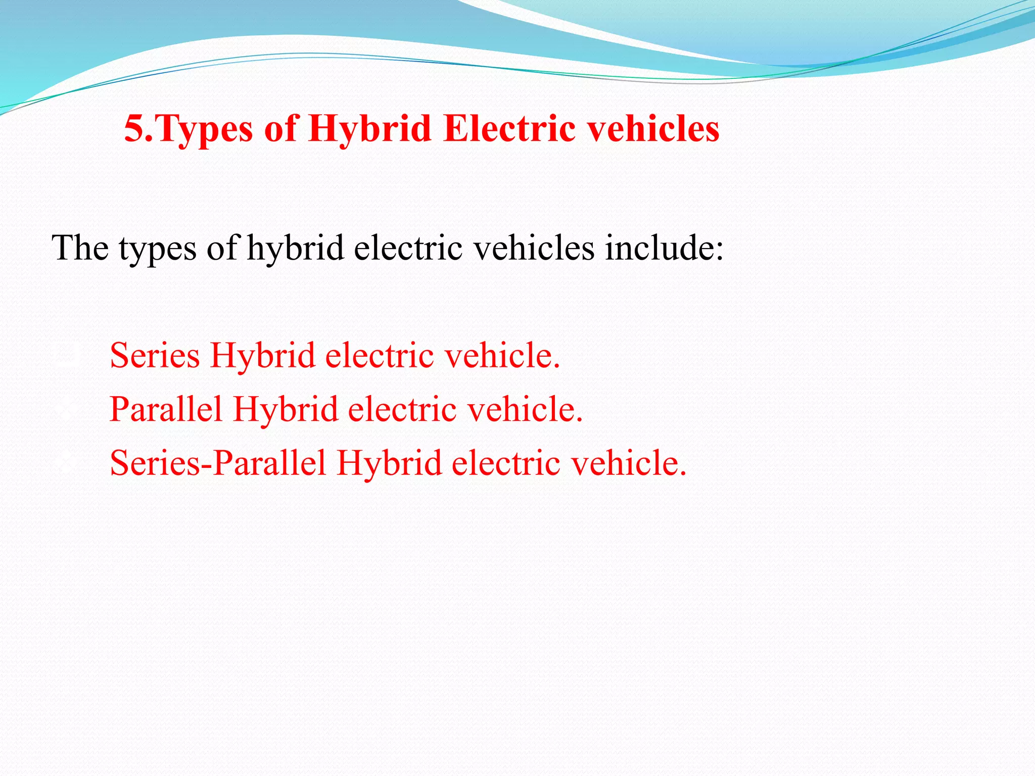 hybrid electric cars | PPTX