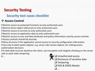 Security testing | PPTX