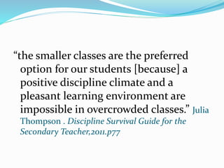 Présentation1 overcrowdedness | PPTX | Secondary Education | Education