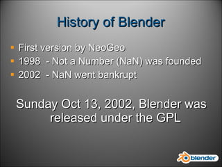 Blender | PPT