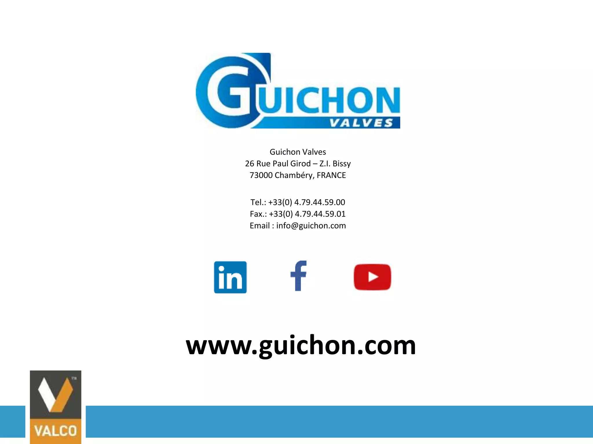 Guichon Valves - Special valve for Molten Salts Applications | PPTX