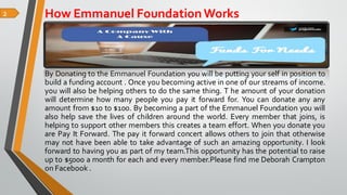 EMMANUEL FONDATION | PPT