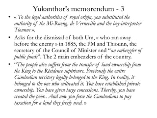 1900, The Prince Yukanthor Affair, Dr. Henri Locard | PPT