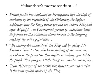 1900, The Prince Yukanthor Affair, Dr. Henri Locard | PPT