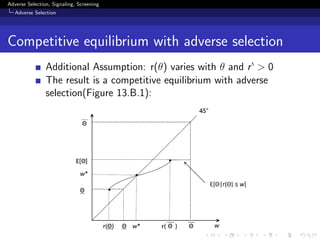 Adverse Selection,Signaling, Screening | PDF