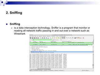Wardiving and Network-Sniffing | PPT
