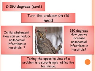 Restating as a key technique to achieve better outcomes in problem ...