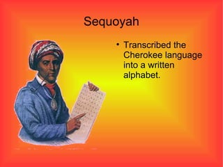 Présentation Cherokees | PPT