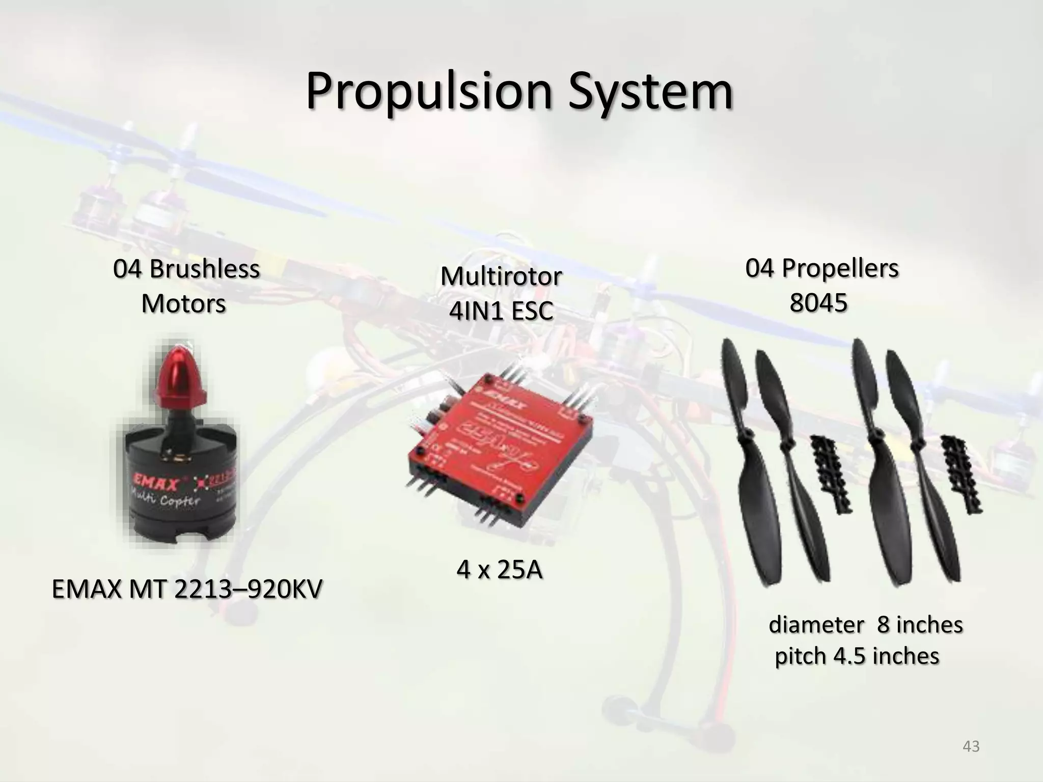 Design and Implementation of a Quadrotor Helicopter | PPTX