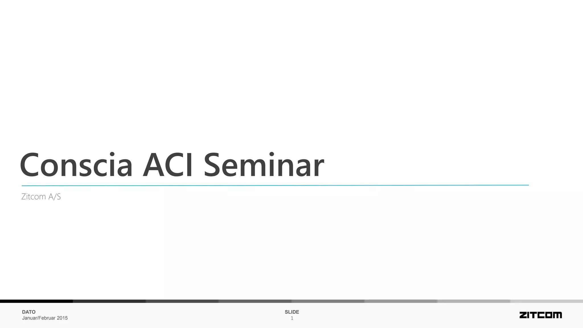 Sådan bygger vi fremtidens netværk! - Thomas Raabo, Zitcom/Conscia | PPT