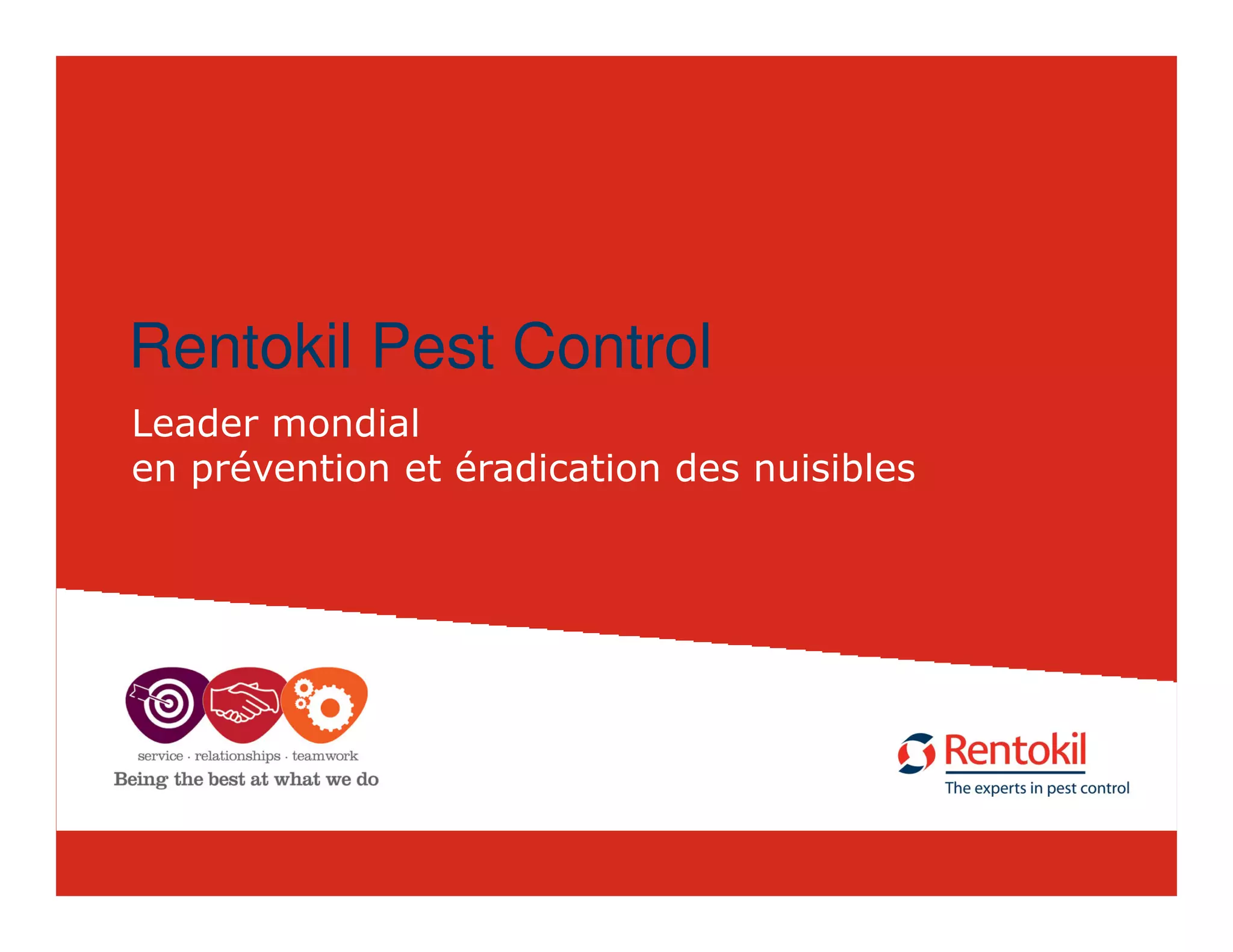 Présentation Corporate Rentokil Pest Control Belgique | PDF