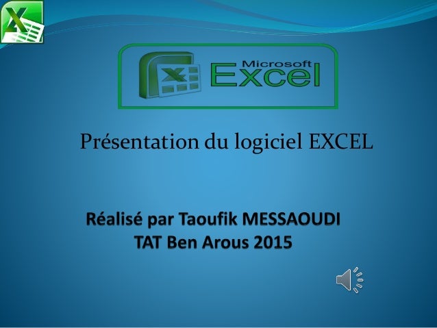 Prsentation Du Logiciel Excel Youtube