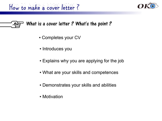 How to make a cover leter | PDF