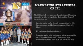 Prsentation of marketing on IPL match | PPTX