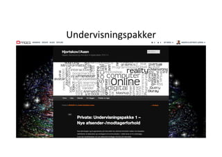 Digitale medier undervisning intro - It-Didaktisk Design | PPT