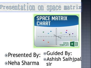 Prsentation on space matrix | PPTX