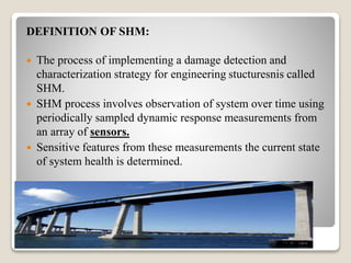 Prsentation on structural health monitoring | PPTX
