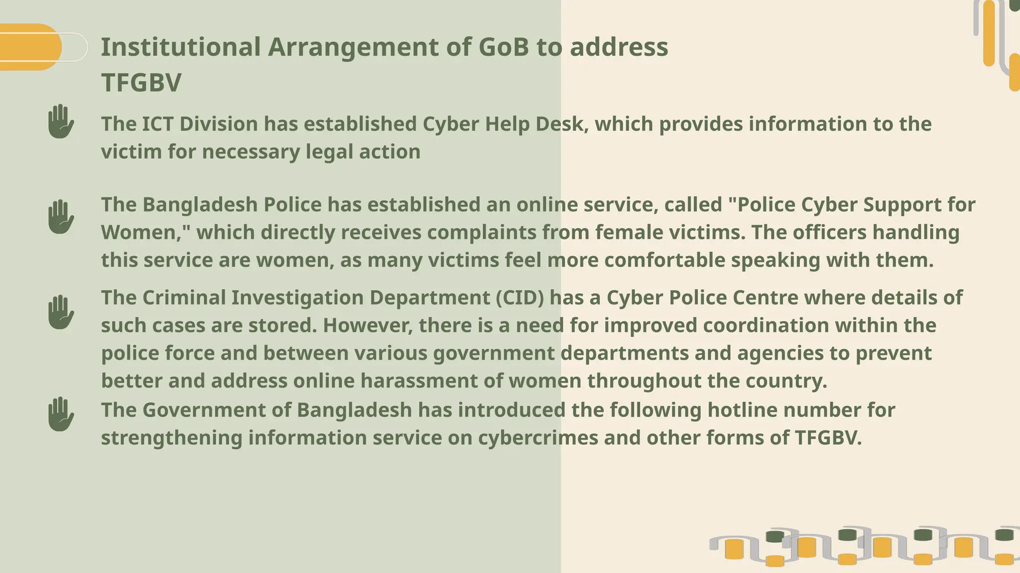Technology Facilitated Gender Based Violence (TFGBV) in Bangladesh: | PPT